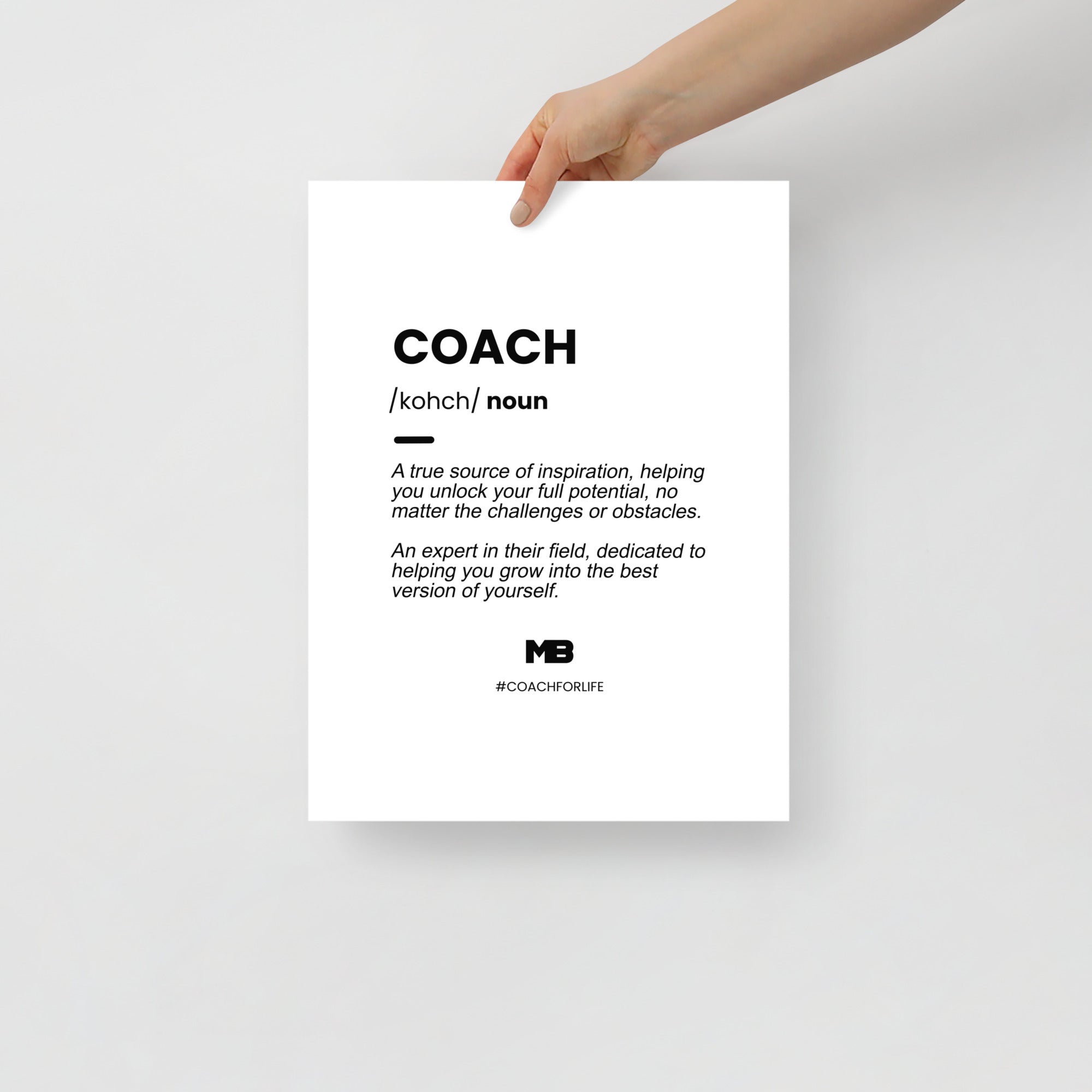 Affiche Coach | MBC Store – MBC STORE